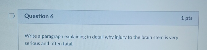 Solved Question 61 ﻿ptsWrite a paragraph explaining in | Chegg.com