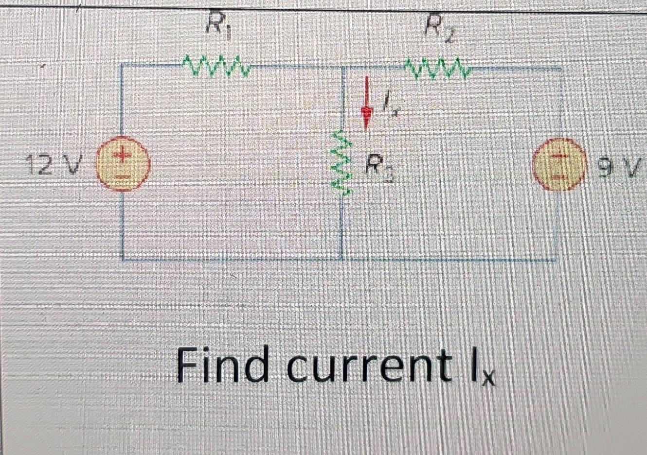 Solved Find current Ix | Chegg.com