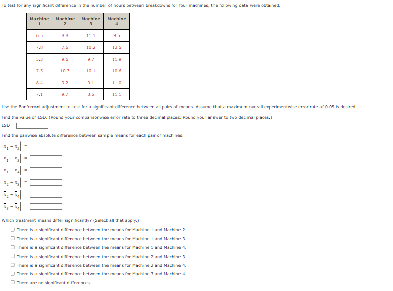 Solved To test for any significant difference in the number | Chegg.com