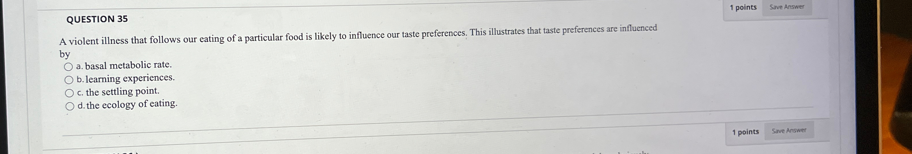Solved QUESTION 351 ﻿pointsA violent illness that follows | Chegg.com