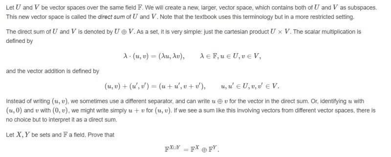 Solved Let U And V Be Vector Spaces Over The Same Field F 