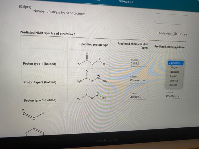 Solved Foe the following structures, determine the number of | Chegg.com