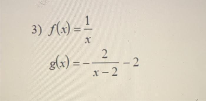 Solved Describe the transformations necessary to transform | Chegg.com