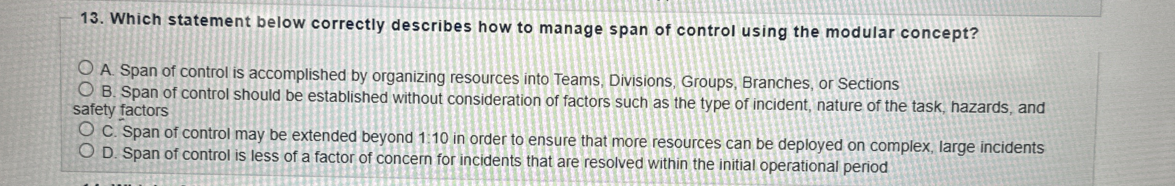 Solved Which statement below correctly describes how to | Chegg.com