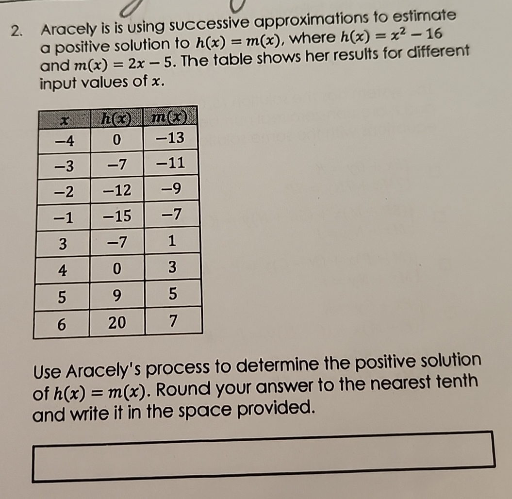 Solved Aracely is is using successive approximations to | Chegg.com