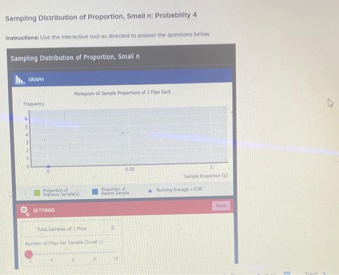 Solved Sampling Distribution of Proportion, Small n: | Chegg.com