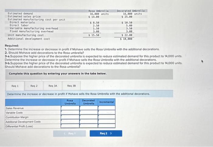 Solved Required: 1. Determine the increase or decrease in | Chegg.com