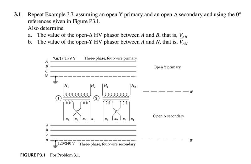 Solved 3.1 ﻿Repeat Example 3.7, ﻿assuming an open-Y primary | Chegg.com