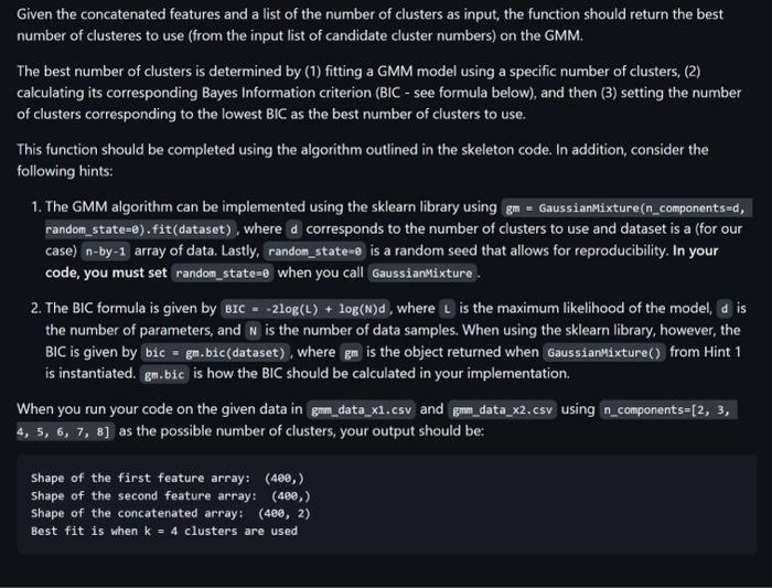 Solved Homework 2: Find best number of clusters to use on | Chegg.com
