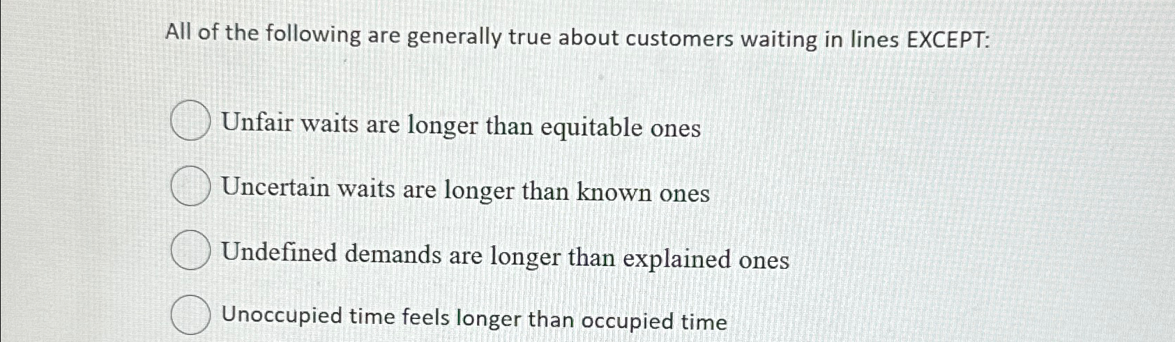 Solved All of the following are generally true about | Chegg.com