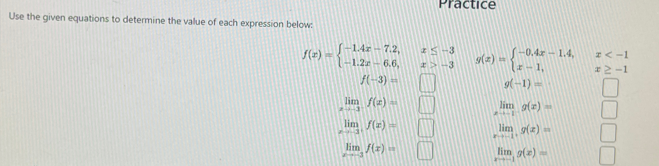 Solved Use the given equations to determine the value of | Chegg.com
