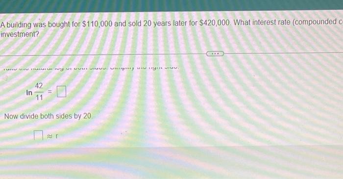 Solved A building was bought for $110,000 and sold 20 years | Chegg.com