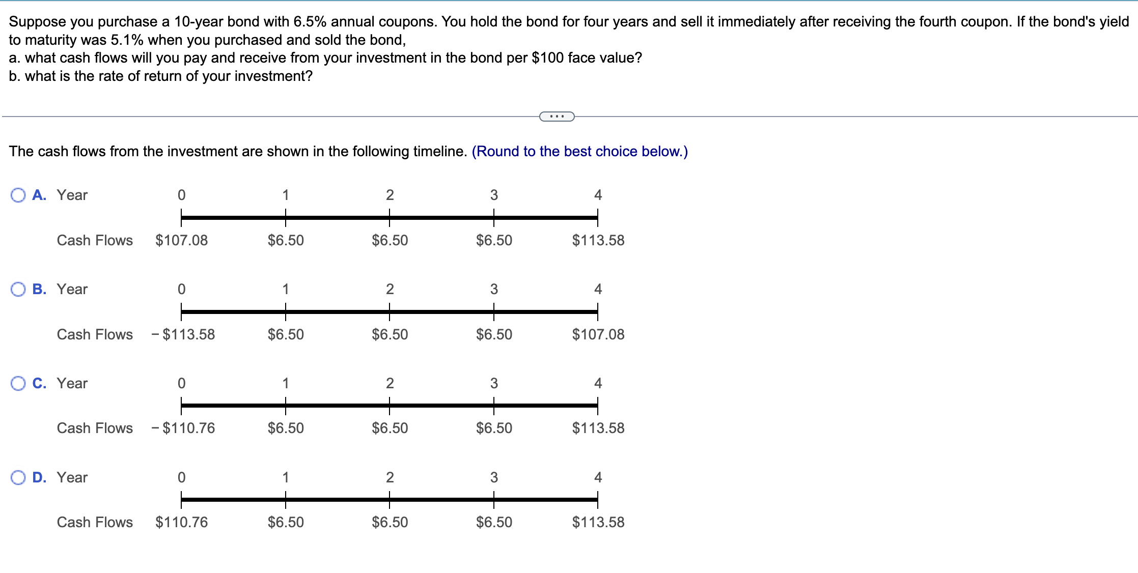 Solved Please answer part A and B. ﻿Thank you.The cash flows | Chegg.com