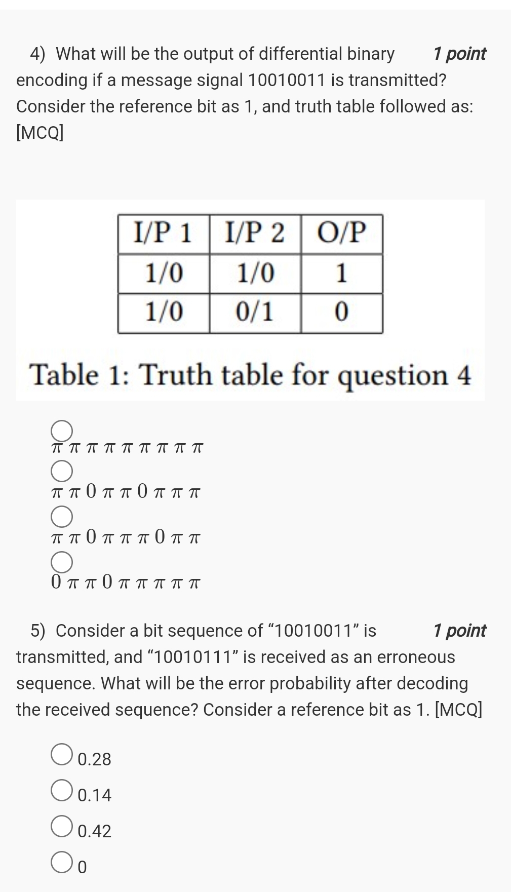 Solved What will be the output of differential binary1 | Chegg.com