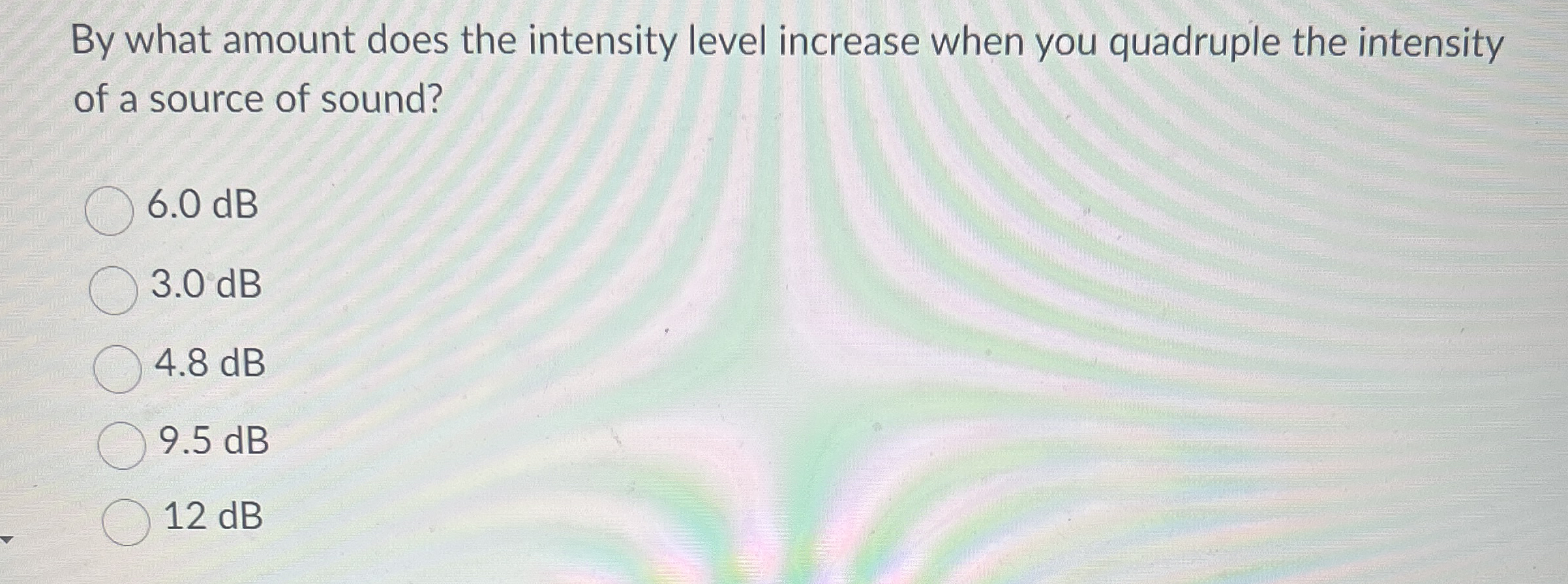 Solved By what amount does the intensity level increase when | Chegg.com