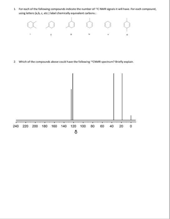 Solved 1. For each of the following compounds indicate the | Chegg.com