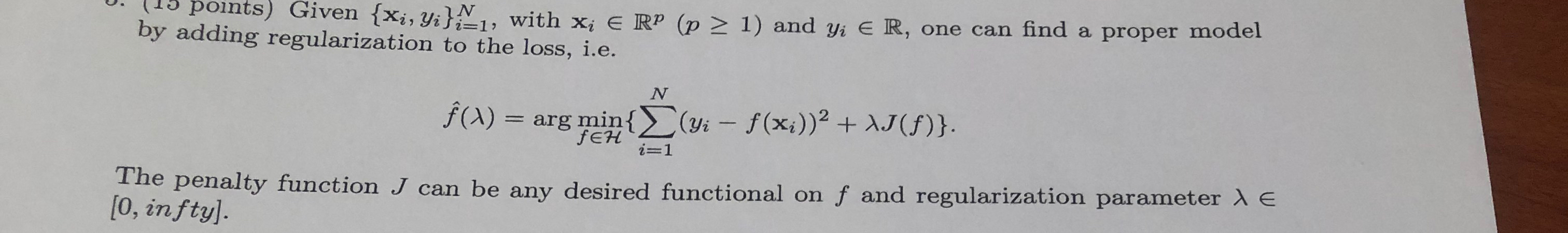 Solved by adding {xi,yi}i=1N, ﻿with )≥(1 ﻿and yiinR, one can | Chegg.com