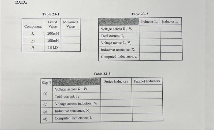 Solved PROCEDURE: 1. Measure the inductance of each of two | Chegg.com