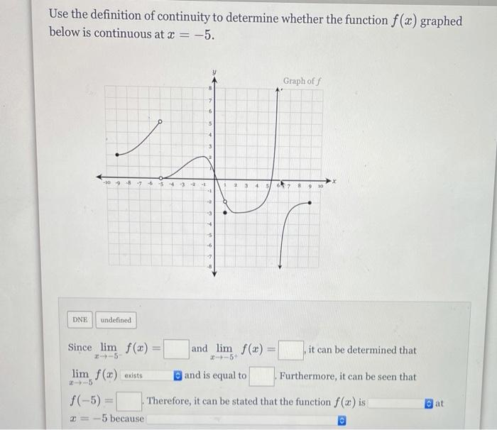 Solved Use the definition of continuity to determine whether | Chegg.com