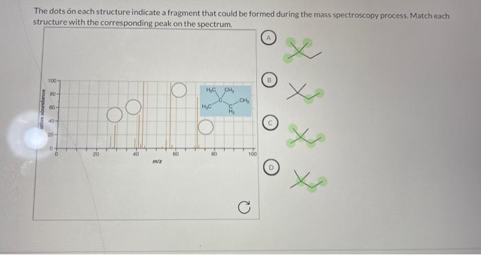 Solved During mass spectrometry analysis, molecules fragment | Chegg.com