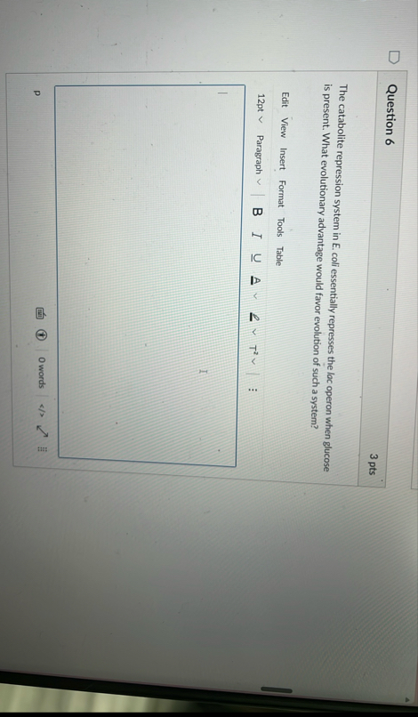 Solved Question 63 ﻿ptsThe catabolite repression system in | Chegg.com