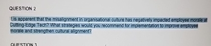 Solved QUESTION 2It is apparent that the misalignment in | Chegg.com