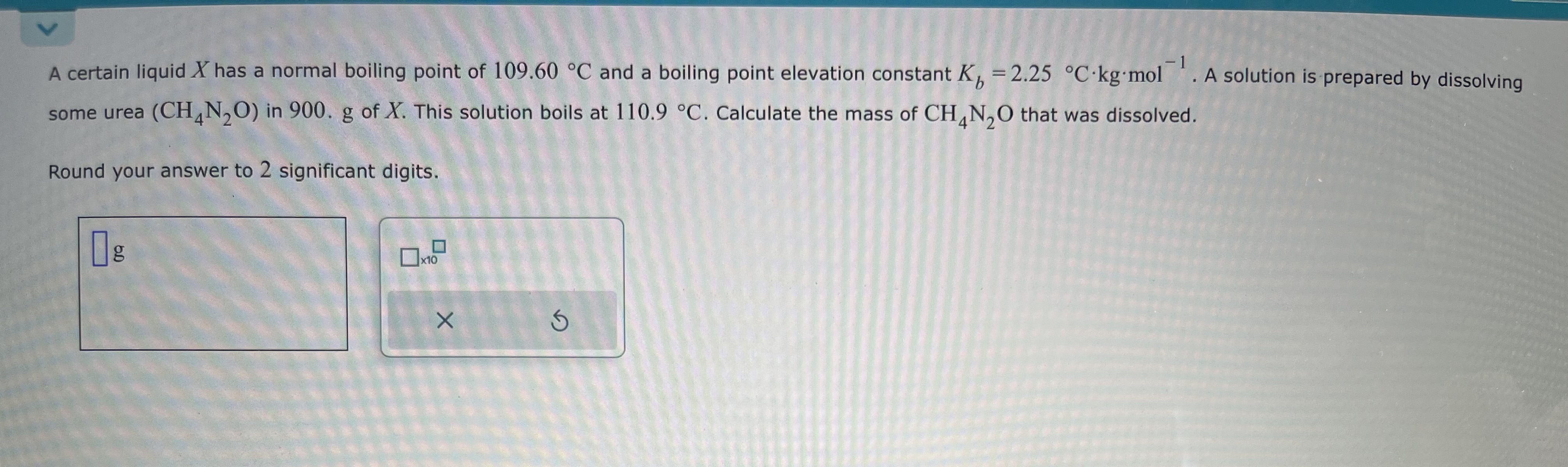 Solved A certain liquid x ﻿has a normal boiling point of | Chegg.com