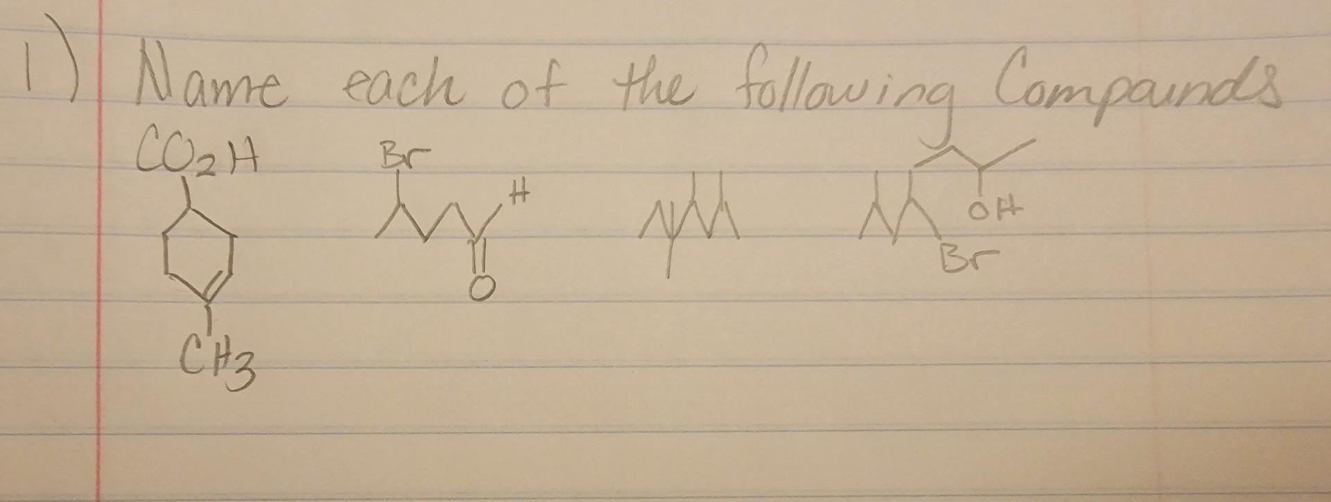 Solved I really struggle with naming compounds. please help | Chegg.com