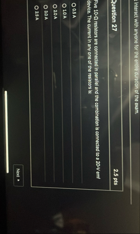 Solved Interact with anyone for the entire duration of the | Chegg.com