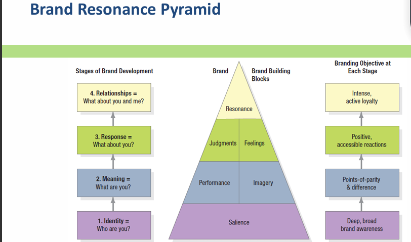 Solved Brand Resonance PyramidStages of Brand | Chegg.com