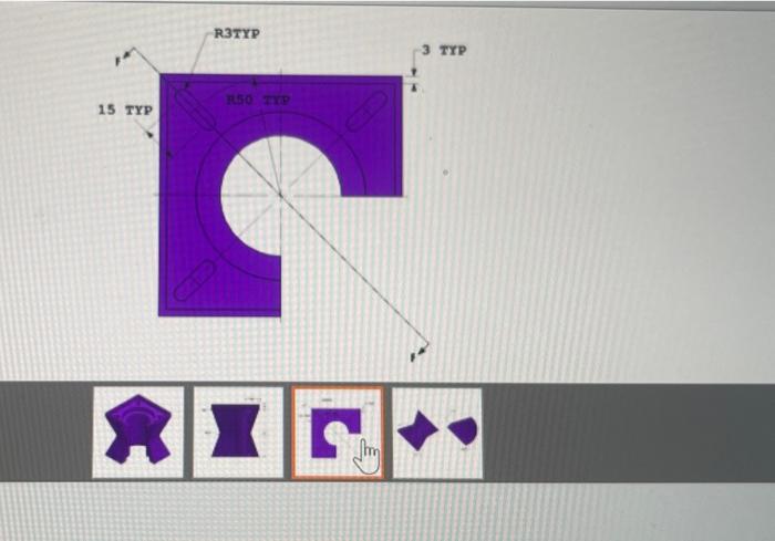 Solved build this part in solidworks and determine overall | Chegg.com