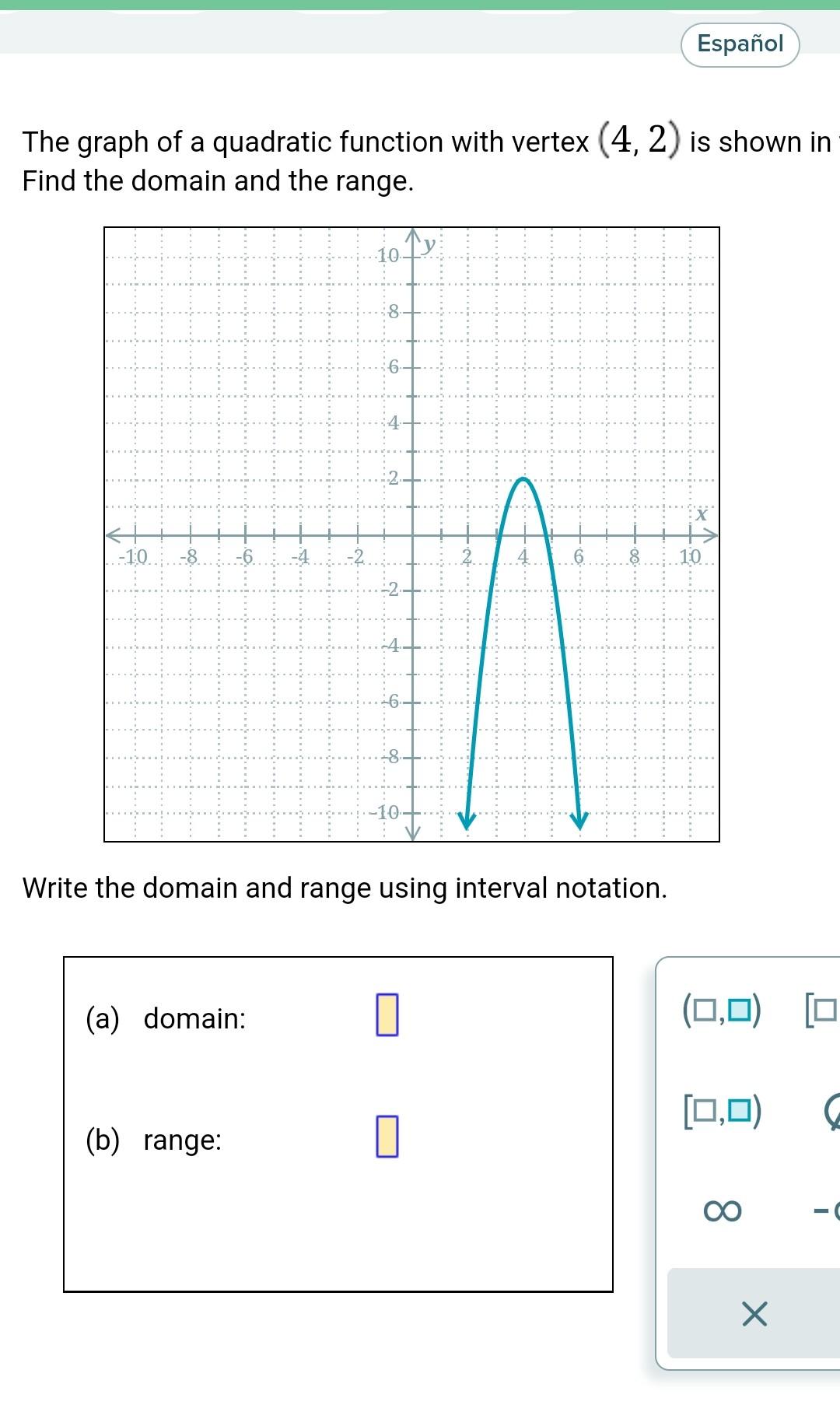 [solved]: The Graph Of A Quadratic Function With V