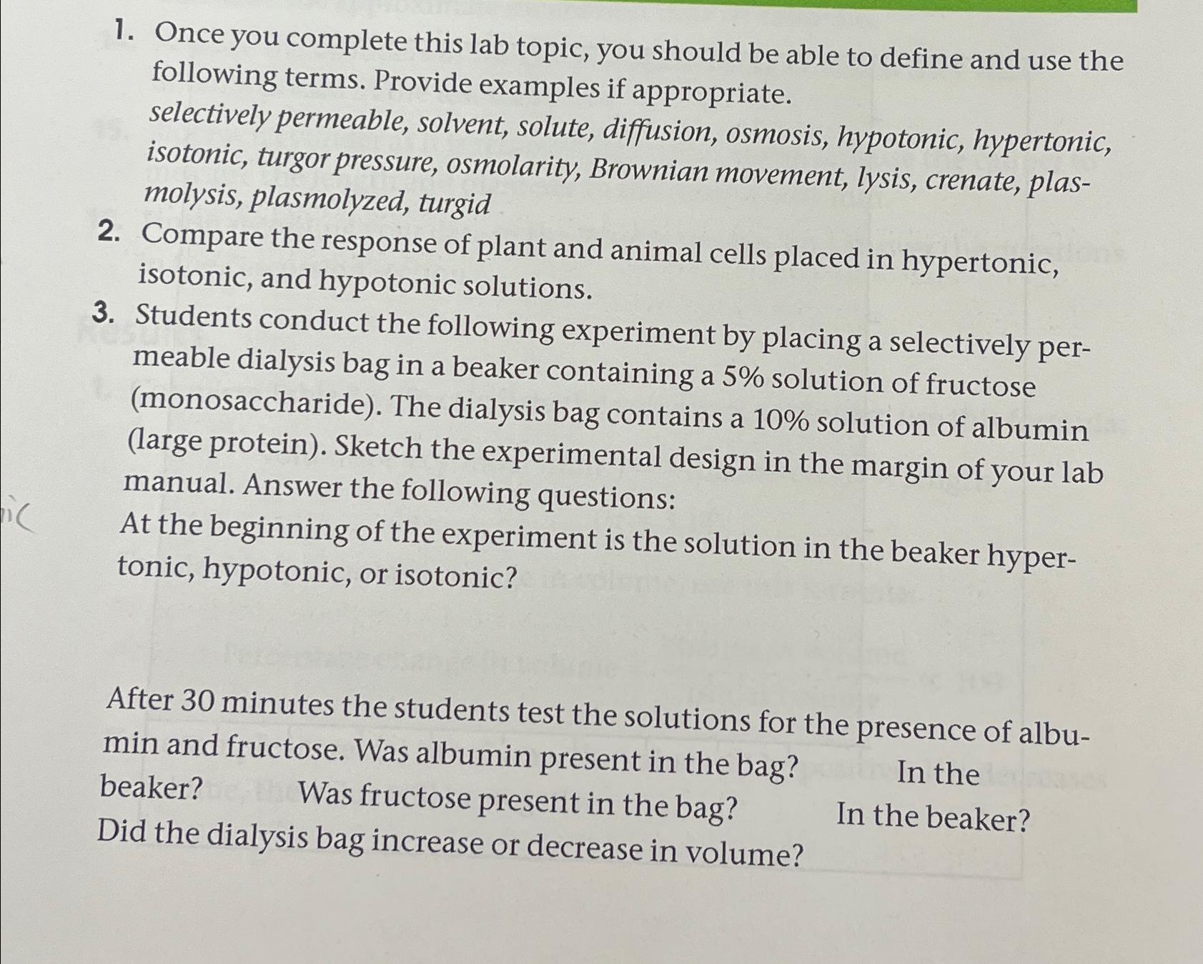 Solved Once you complete this lab topic, you should be able | Chegg.com