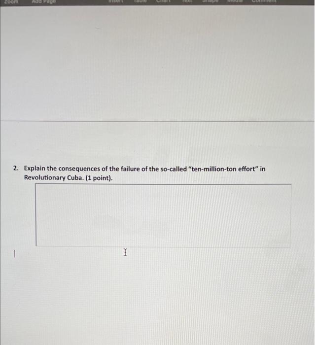 2. Explain the consequences of the failure of the | Chegg.com