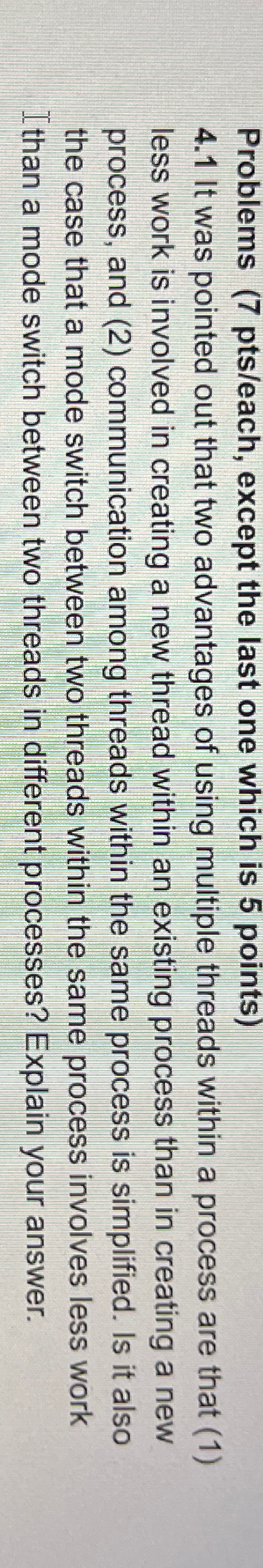 Solved Problems ( 7 ﻿pts/each, ﻿except the last one which is | Chegg.com