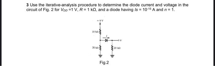 Solved 3 Use the iterative-analysis procedure to determine | Chegg.com