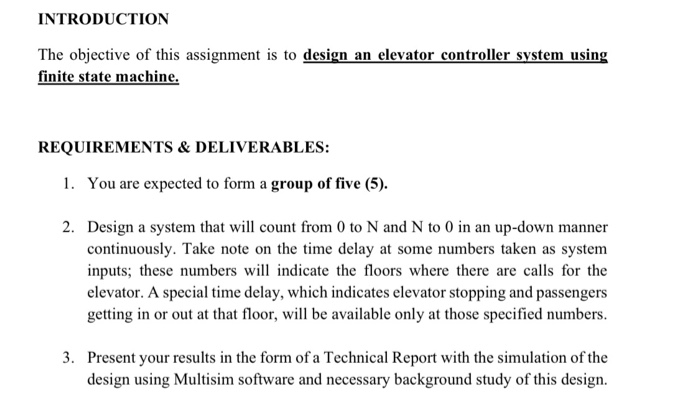 INTRODUCTION The objective of this assignment is to | Chegg.com