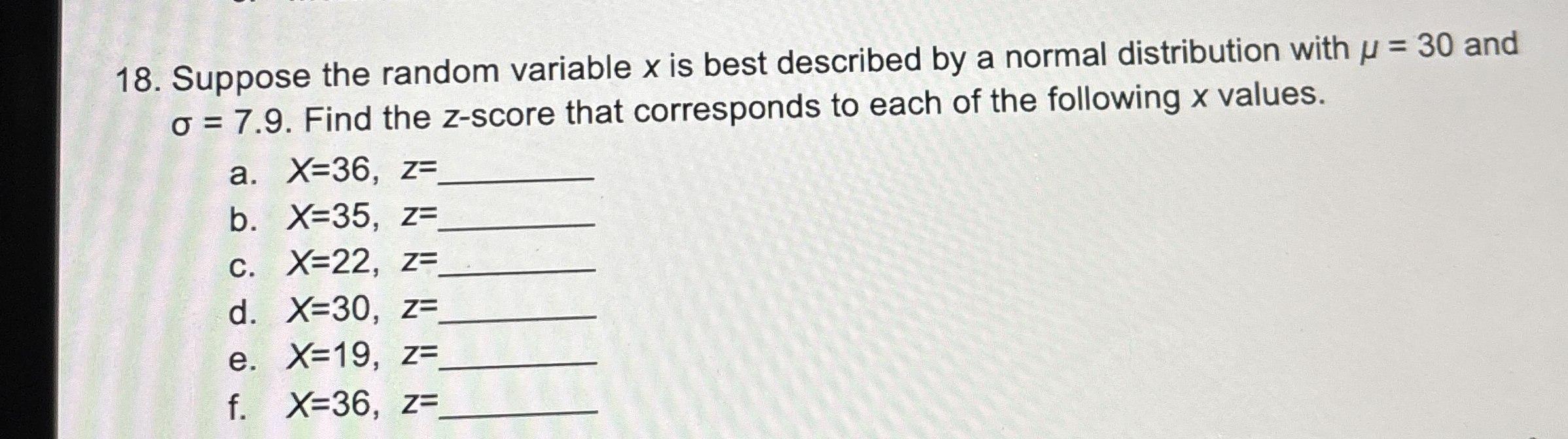 Solved Suppose the random variable x ﻿is best described by a | Chegg.com