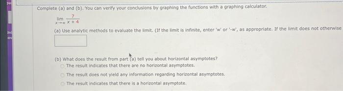 Solved mplete (a) and (b). You can verify your conclusions | Chegg.com