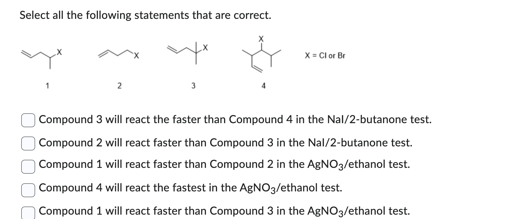 Solved Select all the following statements that are | Chegg.com