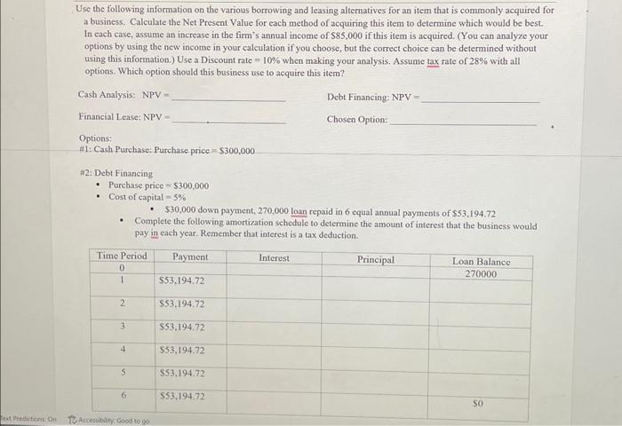 Solved Use the following information on the various | Chegg.com