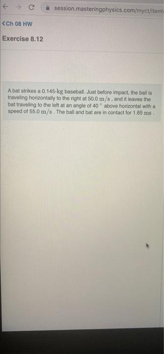 Solved session.masteringphysics.com/myct/item | Chegg.com