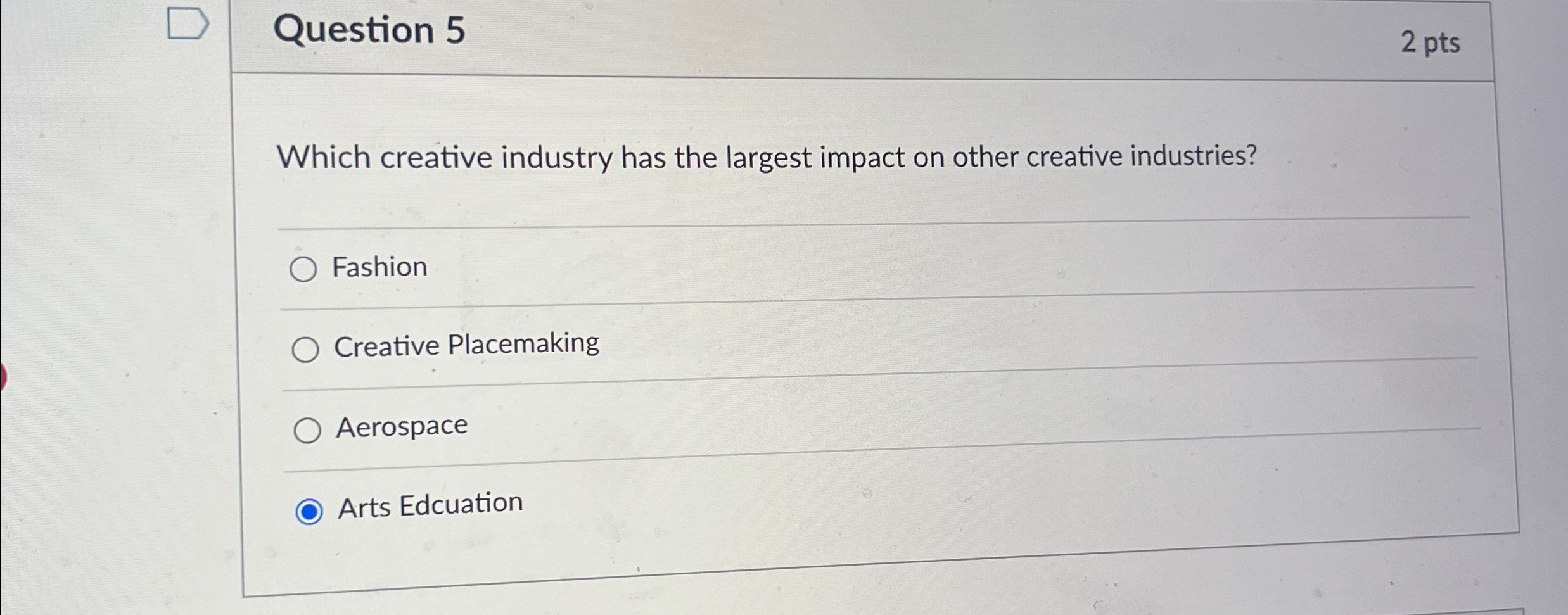 Solved Question 52 ptsWhich creative industry has the | Chegg.com Solved Question 52 ptsWhich creative industry has the | Chegg.com