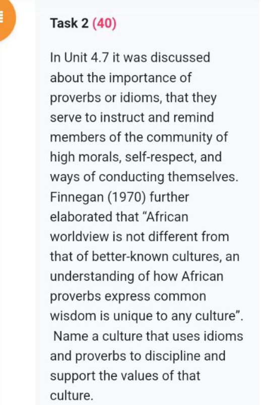 Solved Task 2 (40)In Unit 4.7 ﻿it was discussed about the | Chegg.com