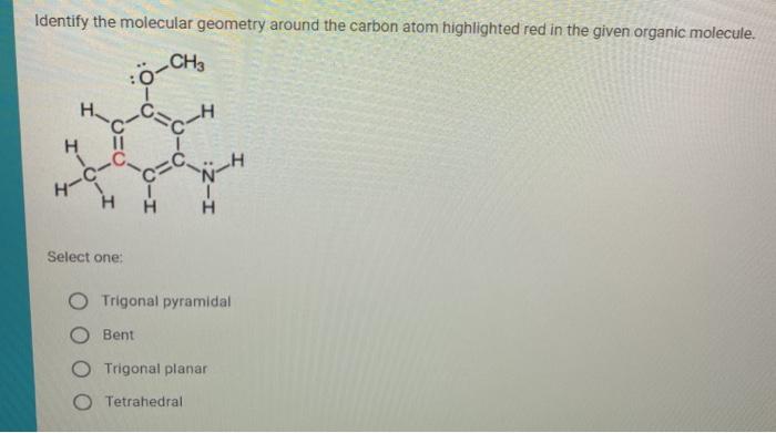 Solved Determine whether each of the molecules below is | Chegg.com
