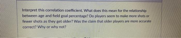 Solved This scatterplot represents the data provided in the | Chegg.com