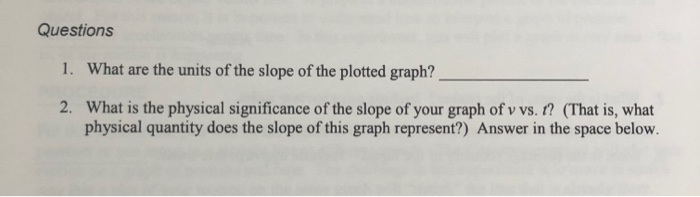 Solved 1. Given the following data, plot a graph of v versus | Chegg.com