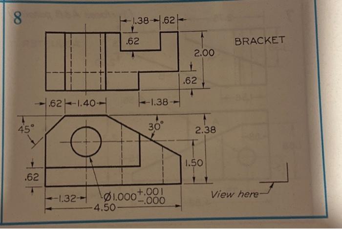 Solved i am needing an isometric drawing and also a right | Chegg.com