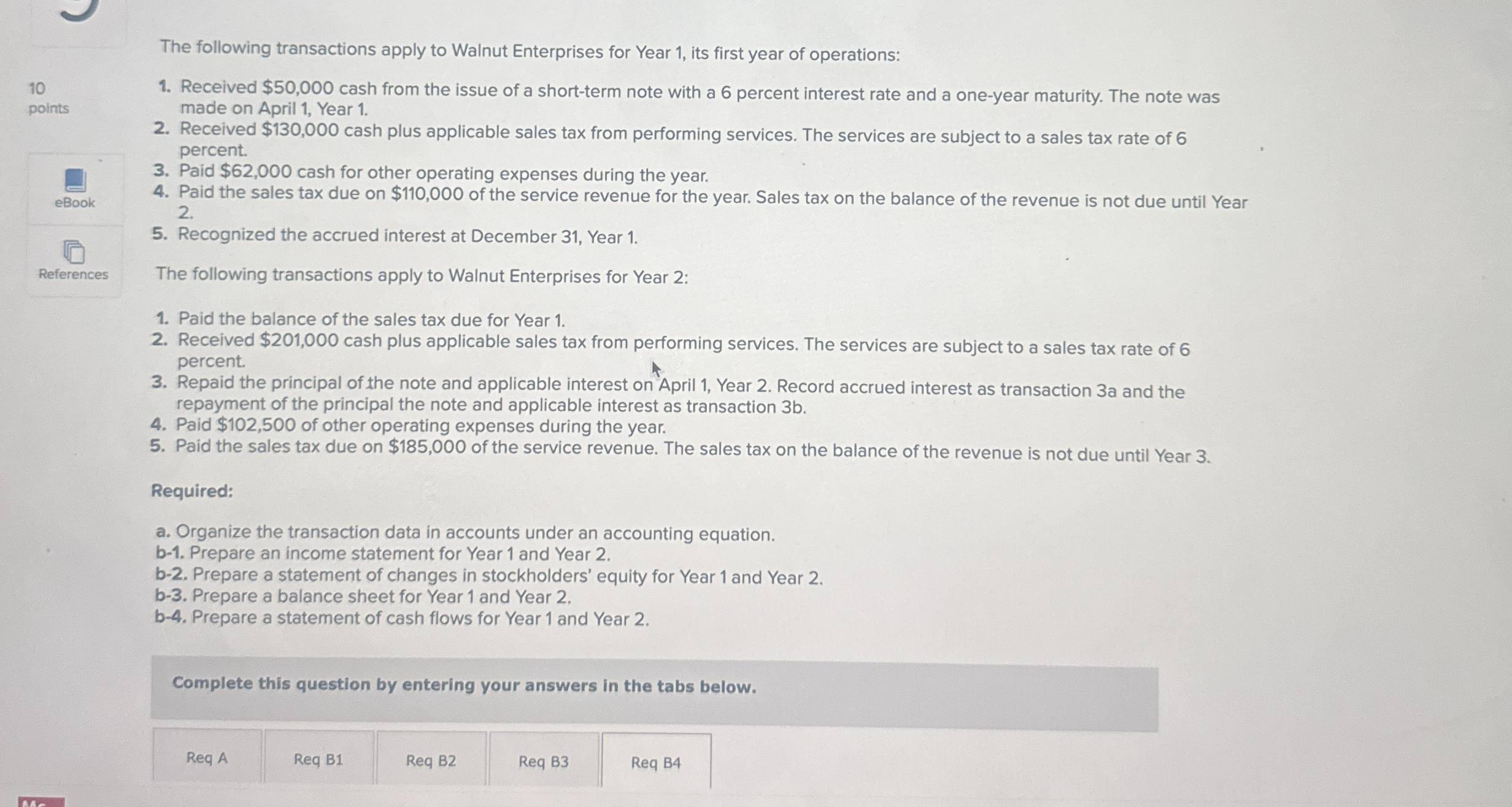 Solved The following transactions apply to Walnut | Chegg.com