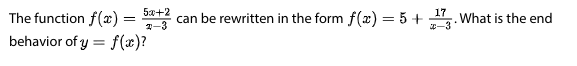 Solved The function f(x)=5x+2x-3 ﻿can be rewritten in the | Chegg.com